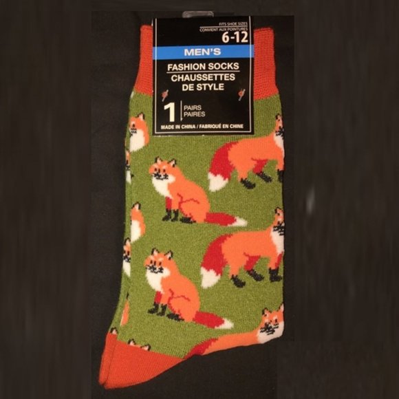 Underwear & Socks | 315 Mens Fun Fox Socks | Poshmark